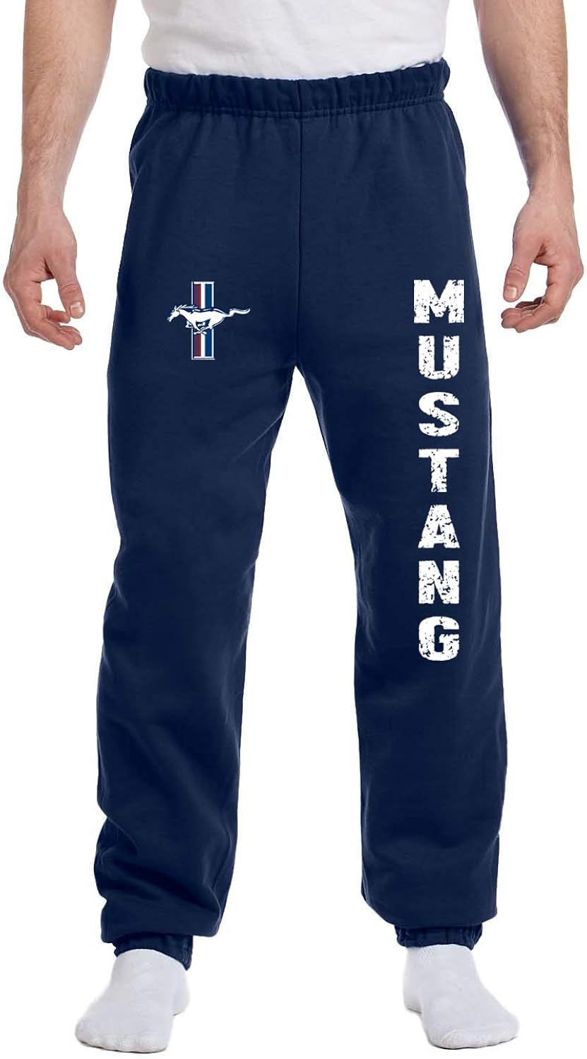 Ford Mustang Sweatpants Vertical Ford Motor Comapny Lounge Pants, Navy ...