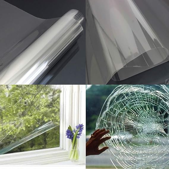 DiversityWrap Clear 200 micron Safety Window Film Tint Anti Shatter ...