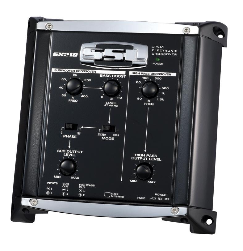 SSL SX210 2 Way Electronic Crossover with Remote Subwoofer Level ...