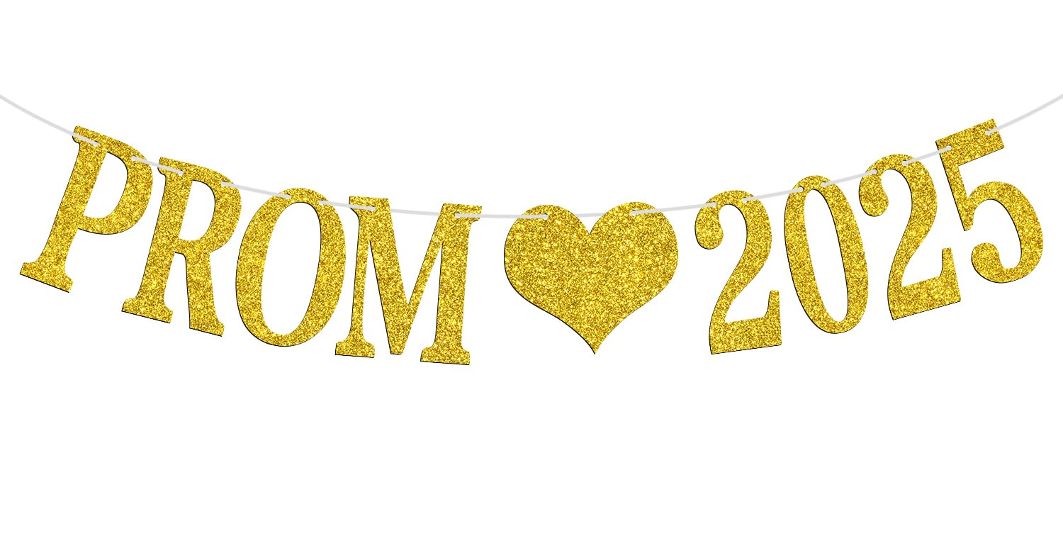 Prom 2025 Banner, 2025 Prom Night Bunting Decorations, Class of 2025 ...