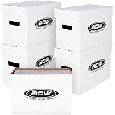 Amazon.com: BCW Short Comic Storage Box - 10 Pack | Holds 150-175 ...