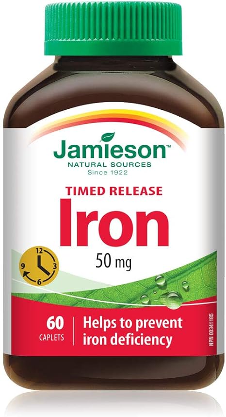 Amazon.com: Jamieson Iron 50 Milligram 60 Tablets: Health & Personal Care