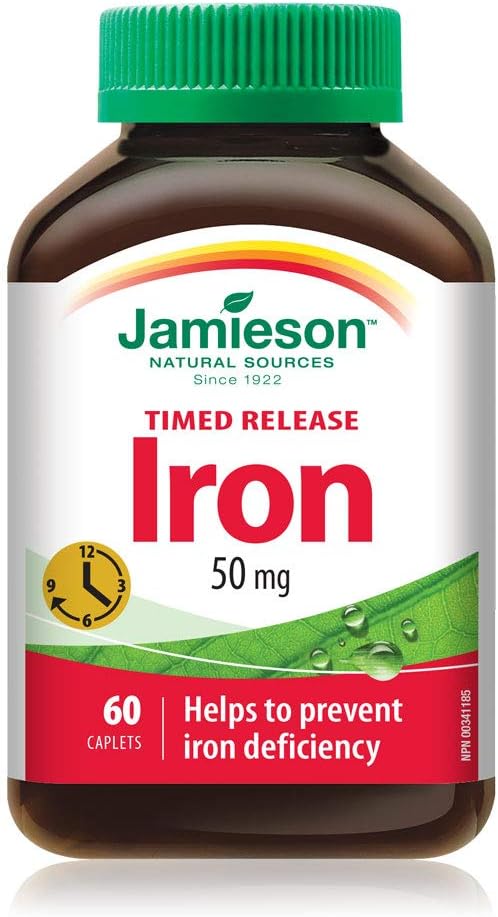 Amazon.com: Jamieson Iron 50 Milligram 60 Tablets: Health & Personal Care