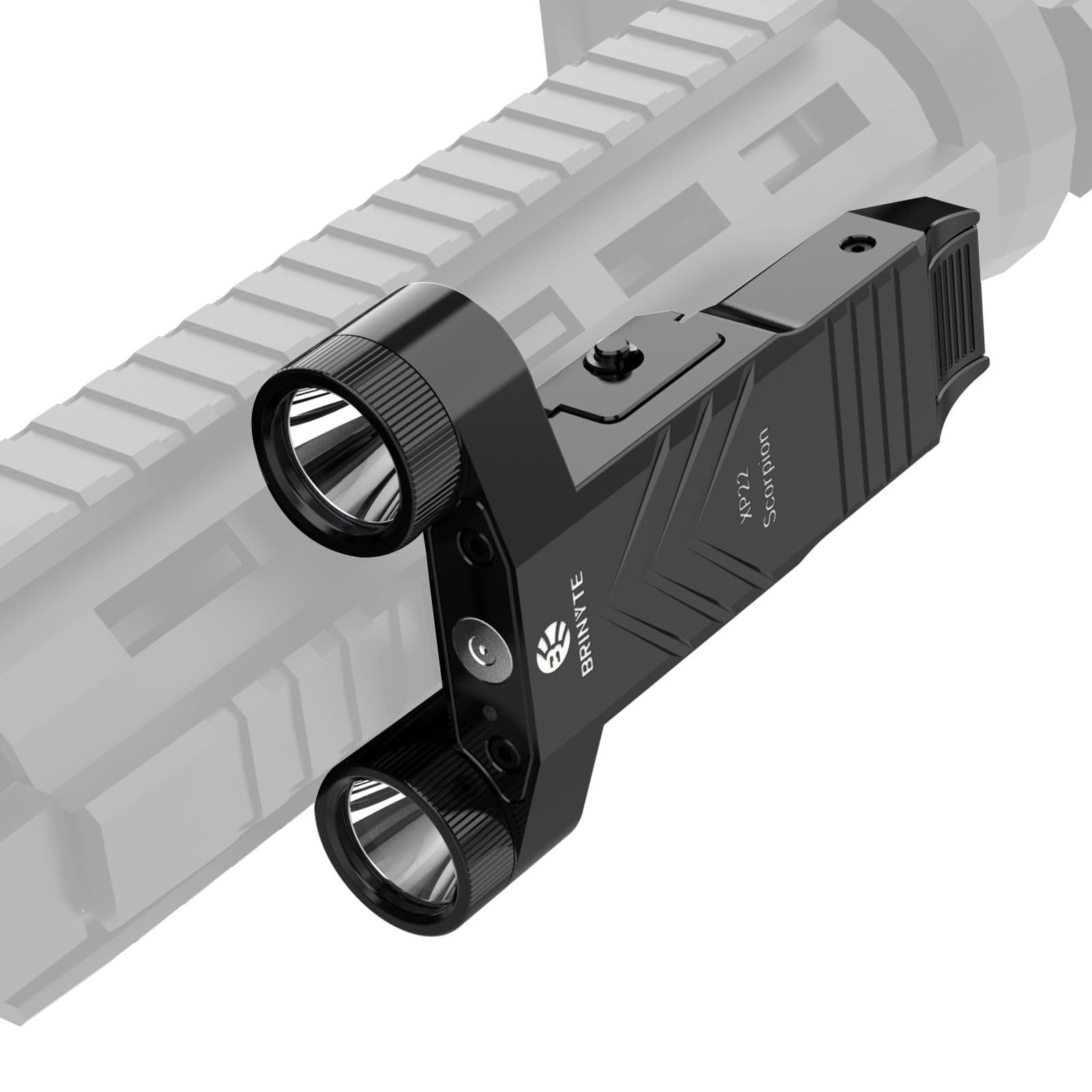 Brinyte XP22 1300 Lumens LED Tactical Flashlight with Strobe, Low ...