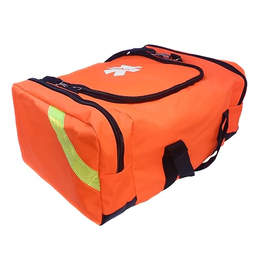 Ever Ready First Aid Large EMT First Responder Trauma Bag - Orange in ...