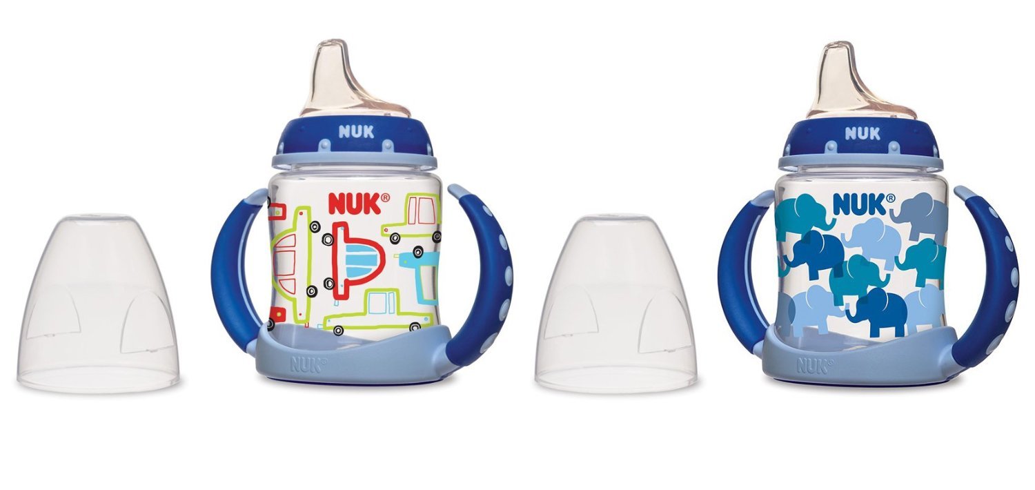 Amazon.com : NUK Learner Cup Sea Creatures -Boys, 5-Ounce (2 Count) : Baby