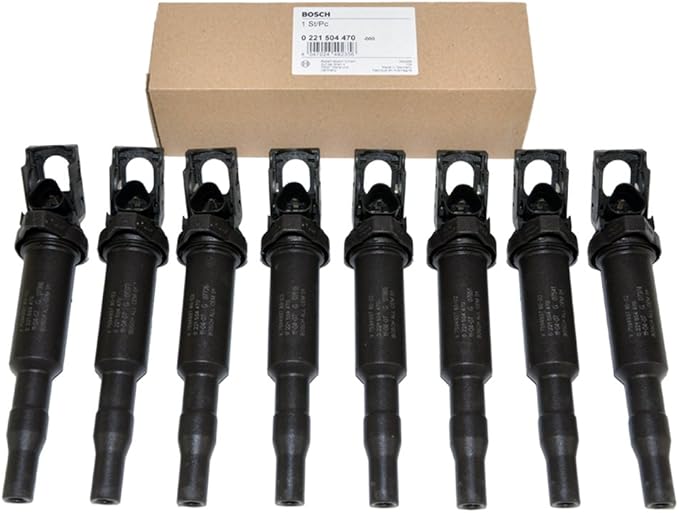 8 Piece Set of Bosch OEM Ignition Coil # 0221504470 / 00044 - BMW ...