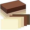 Amazon.com : Whaline 300 Sheets Brown Blank Index Cards 3 x 5 Inch ...
