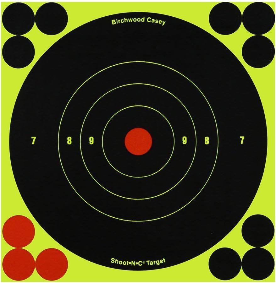 Amazon.com : Birchwood Casey Shoot-N-C 6-Inch Round Target (60 Sheet ...