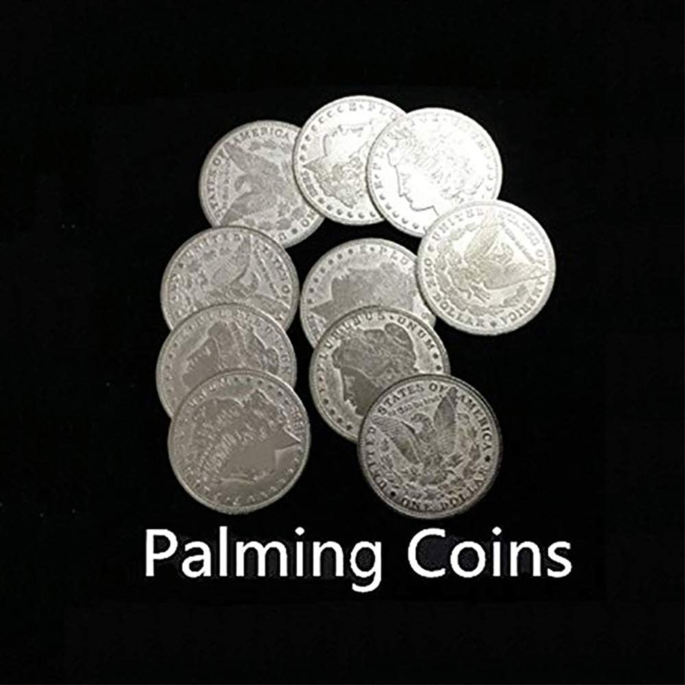 Amazon.com: Enjoyer Palming Coins(Morgan Version) Magic Tricks Coin ...