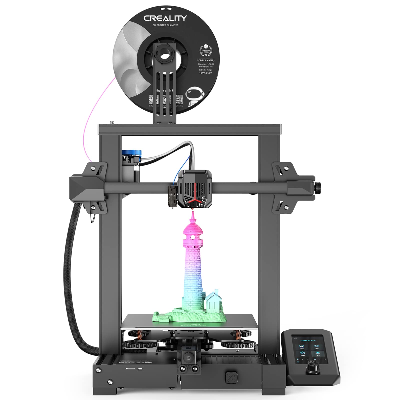 Official Creality Ender 3 V2 Neo 3D Printer with CR Touch Auto Leveling ...