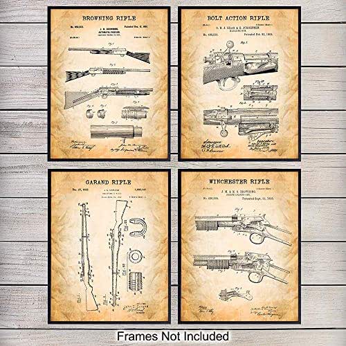 Amazon.com: Antique Rifles Patent Art Prints - Vintage Wall Art Poster ...