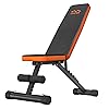 Lusper 800lb Weight Bench for Home Gym, Adjustable and Foldable Weight Bench, Multi-Purpose ...