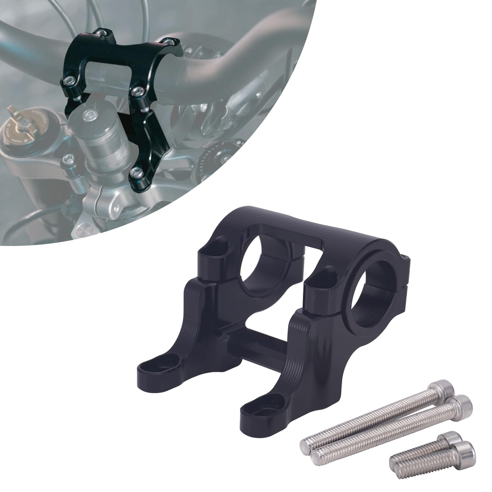 Runfarr Handlebar Riser Stem Mount for Surron,15MM Height CNC Handle ...