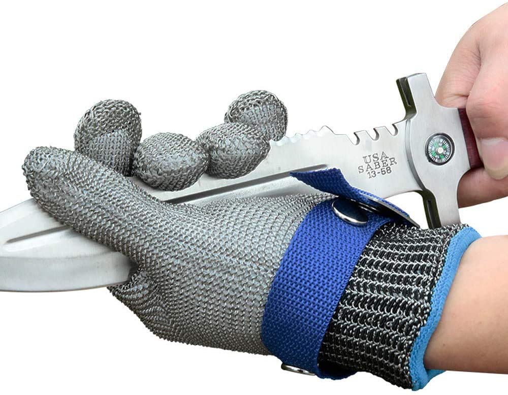 Schwer ISO-F Cut Resistant Glove Stainless Steel Mesh Metal Wire Glove ...