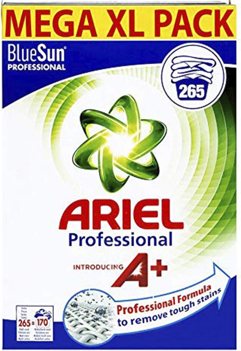 Ariel Professional Polvo regular 7,155 kg 170 WL (265 WL): Amazon.es: Hogar
