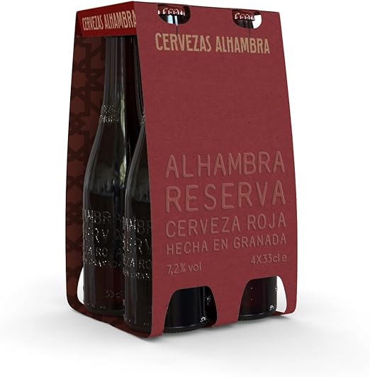 Alhambra Reserva Roja Cerveza Bock Lager, 7.2 % Volumen de Alcohol ...