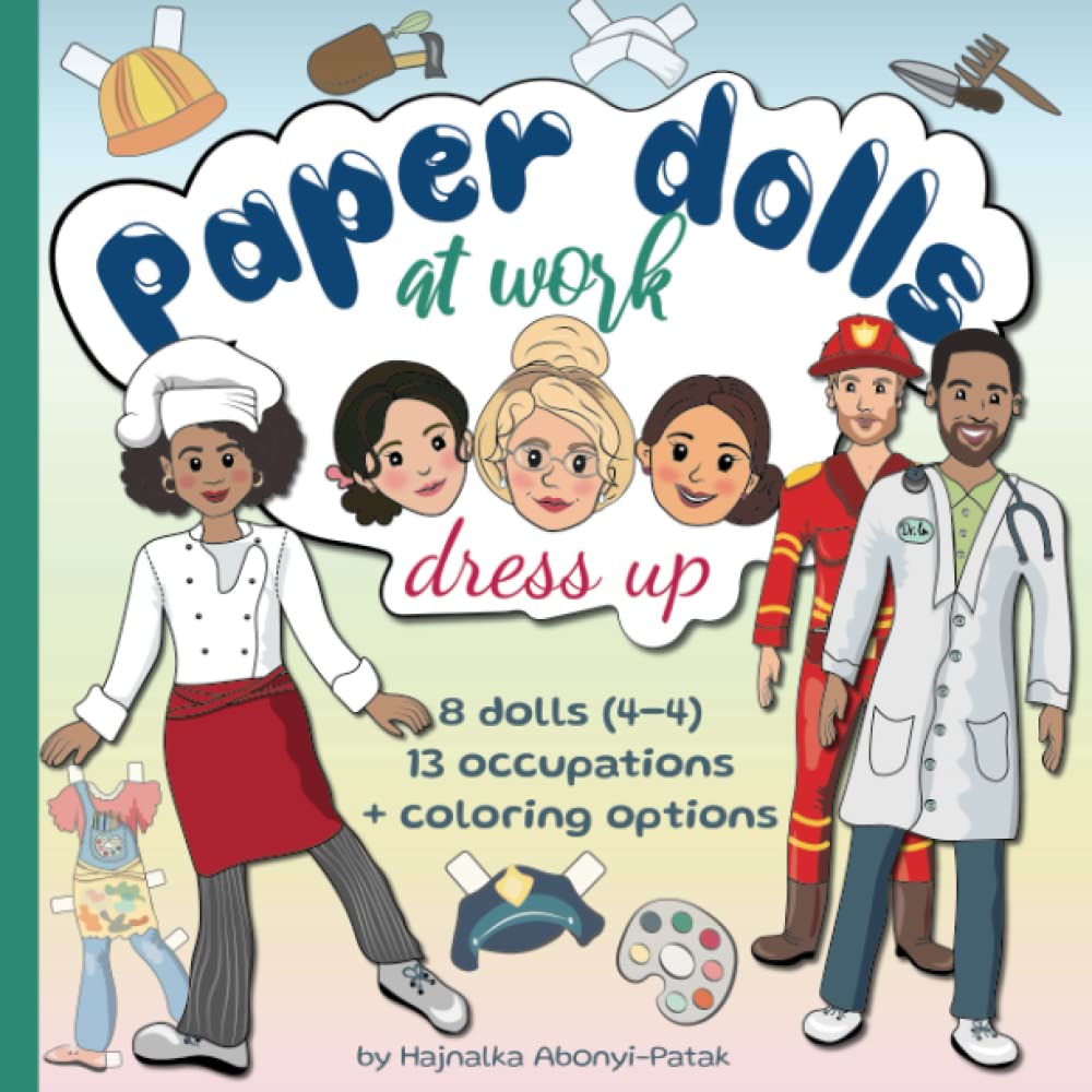 Mua Paper Dolls at work - Career Outfits Paper Doll Dress-Up: 8 dolls ...