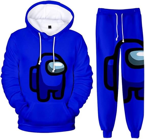 Among Us Hoodie and Pants Unisex Sweatshirt Sweatpants, Among Us, Game ...