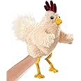 Amazon.com: Folkmanis Funky Chicken Hand Puppet, Multi-Colored, (Model ...