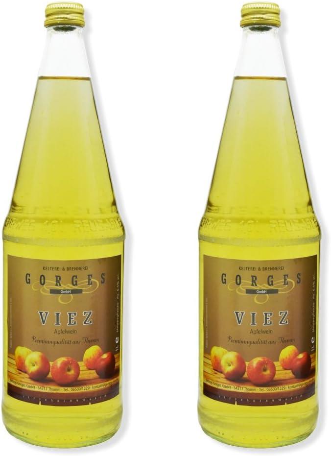Original Viez (Apfelwein) aus der Region Trier (2x1,0l Flasche): Amazon ...