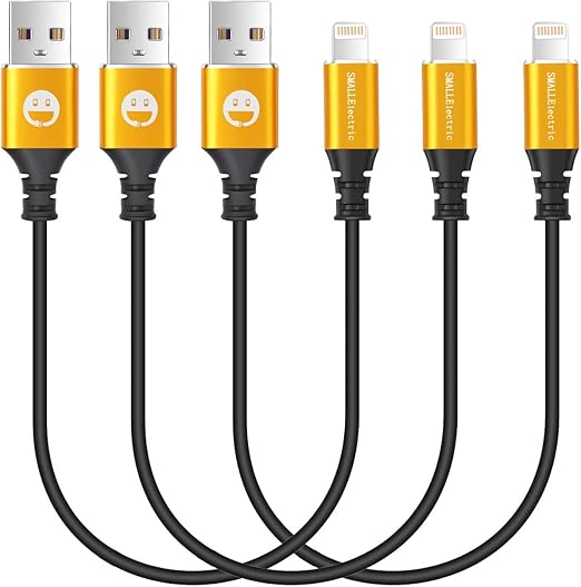 Short Charger Cable Fast Charging 1FT Wire for Apple: Amazon.co.uk ...