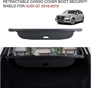 Amazon.com: Powerty Cargo Cover for Audi Q7 2016 2017 2018 2019 ...