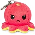 Amazon.com: TeeTurtle | Plushie Charm Keychain | Angry Red Octopus : Clothing, Shoes & Jewelry
