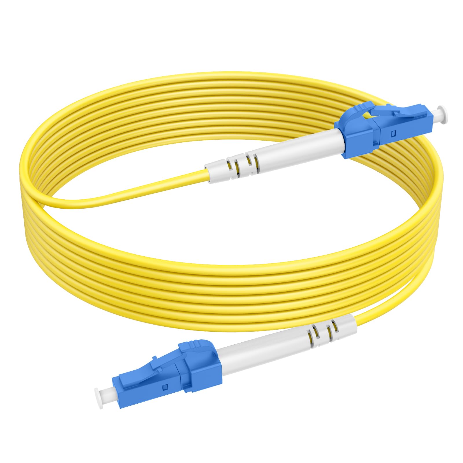 (6ft/2m) LC to LC Fiber Optic Internet Cable, OS2 Single Mode Fiber ...