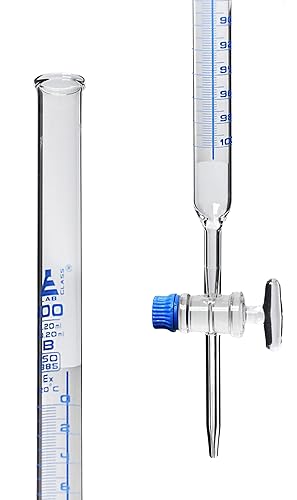 EISCO Lab Burette, 100mL - Schellbach Design for Accurate Miniscus ...
