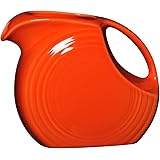 Amazon.com | Fiesta 67-1/4-Ounce Large Disk Pitcher, Scarlet: Carafes ...
