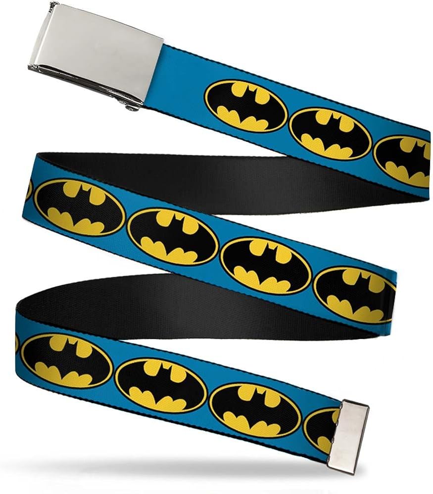 Buckle-Down Jungen Web Belt Batman 1.0" Gürtel, Bat Signal-3 Blau ...