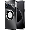Amazon.com: MAKAVO Magnetic for iPhone 15 Pro Max Case, Compatible with MagSafe, Built-in Camera ...