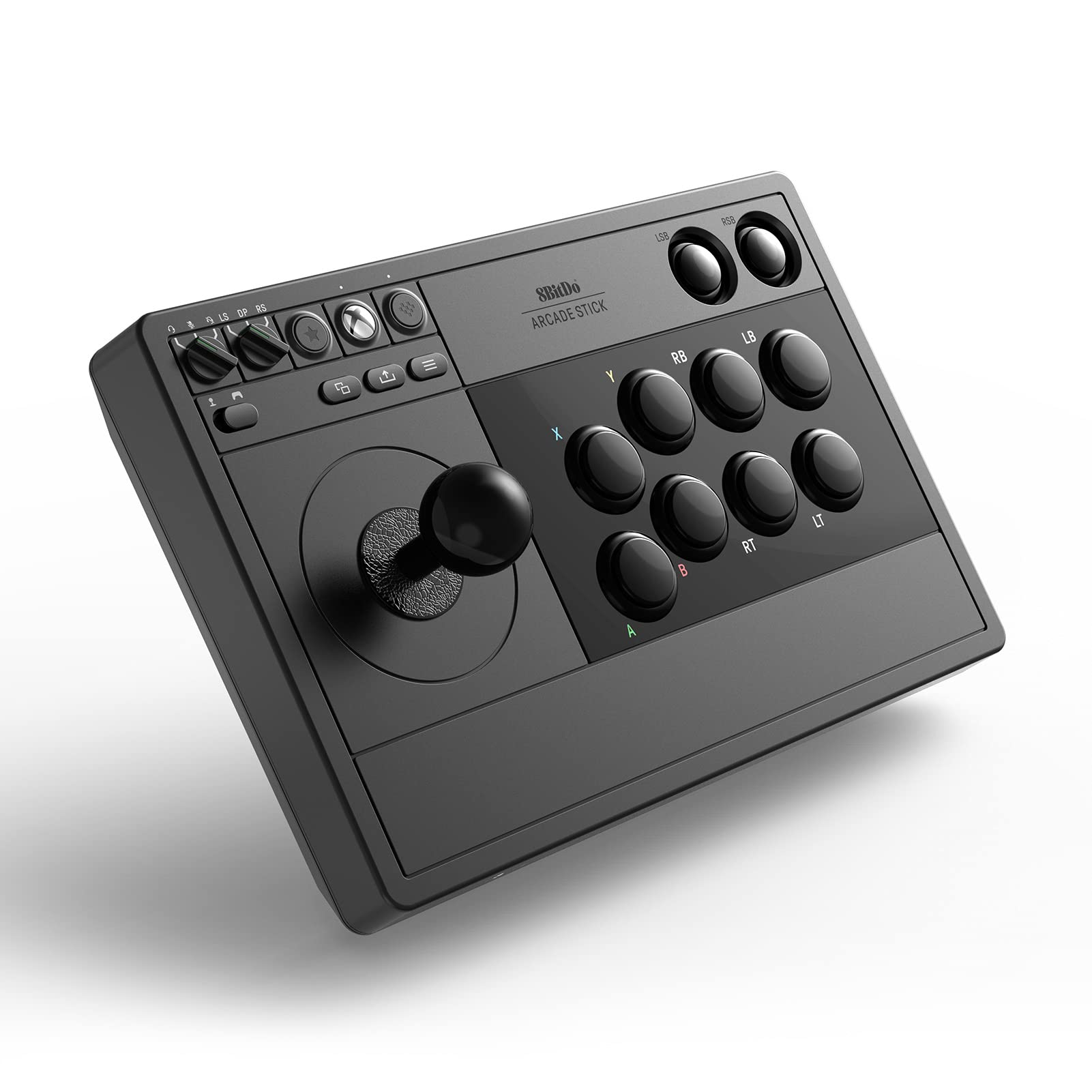 8BitDo 2.4g Wireless Arcade Fight Stick with 3.5mm Audio Jack, Mic Mute ...