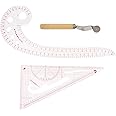 Amazon.com: Smgda 3pcs Clothing Patterning Ruler Sew French Curve Ruler ...