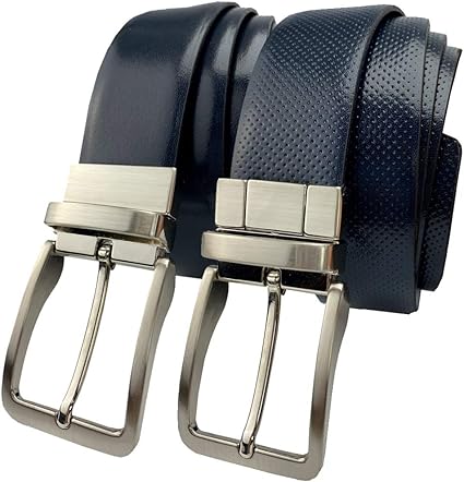 MÁRQUEZ CINTURONES Cinturón para HOMBRE reversible 2 en 1 - Liso y ...