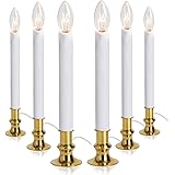 Amazon.com: Creative Hobbies Electric Window Candle Lamp with Brass ...