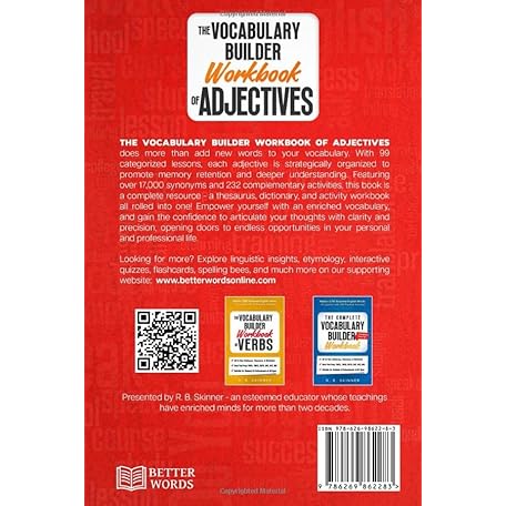 Mua The Vocabulary Builder Workbook of Adjectives: Master 2,000 ...