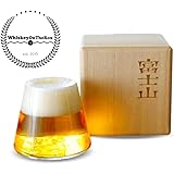 Amazon.com | Sghr Mount Fuji Beer Glass 280ml Sugahara Glassware / Creative Beer Cup Fujiyama ...
