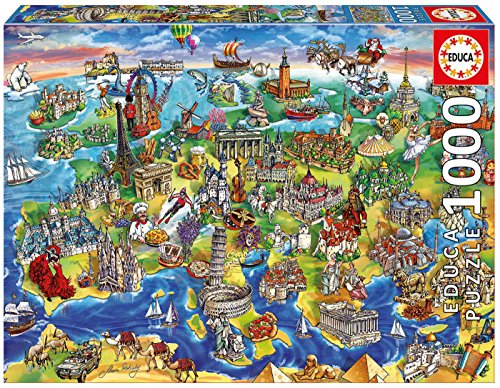 4000 Piece Puzzle World Map By Educa | Challenging, Fun, Eduational
