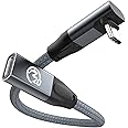 Amazon.com: 90 Degree USB C Extension Cable 1ft, 100W Short USBC Male ...