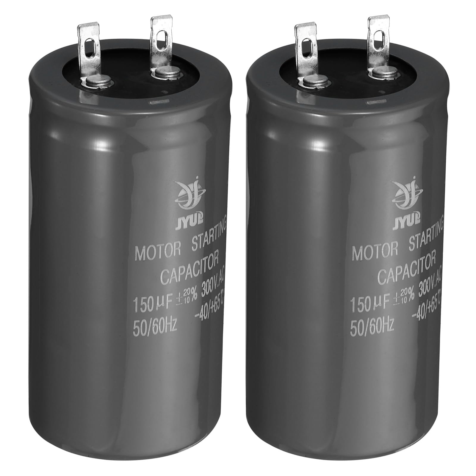 PATIKIL Motor Start Capacitor, 2 Pcs 150uf 300V 50/60Hz CD60 Running ...