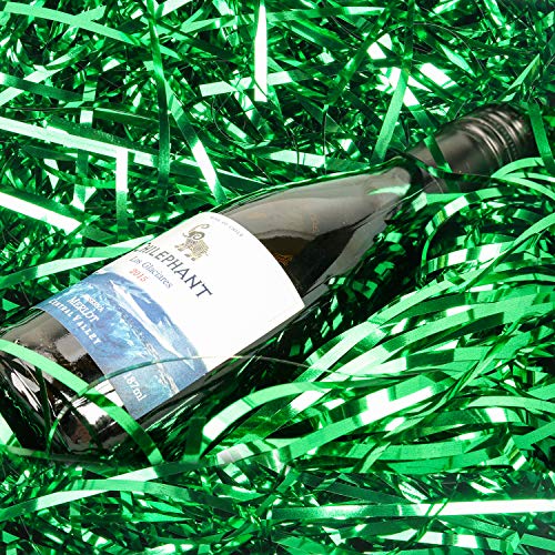 Green Crinkle Cut Paper Shred Filler Gift Filler 1 LB for Gift Wrapping ...