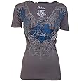 Archaic by Affliction Women's T-Shirt Heartache XL Grey at Amazon Women ...