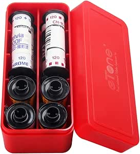 Amazon.com : Hard Plastic Film Storage Box Case Container for 120 135 ...