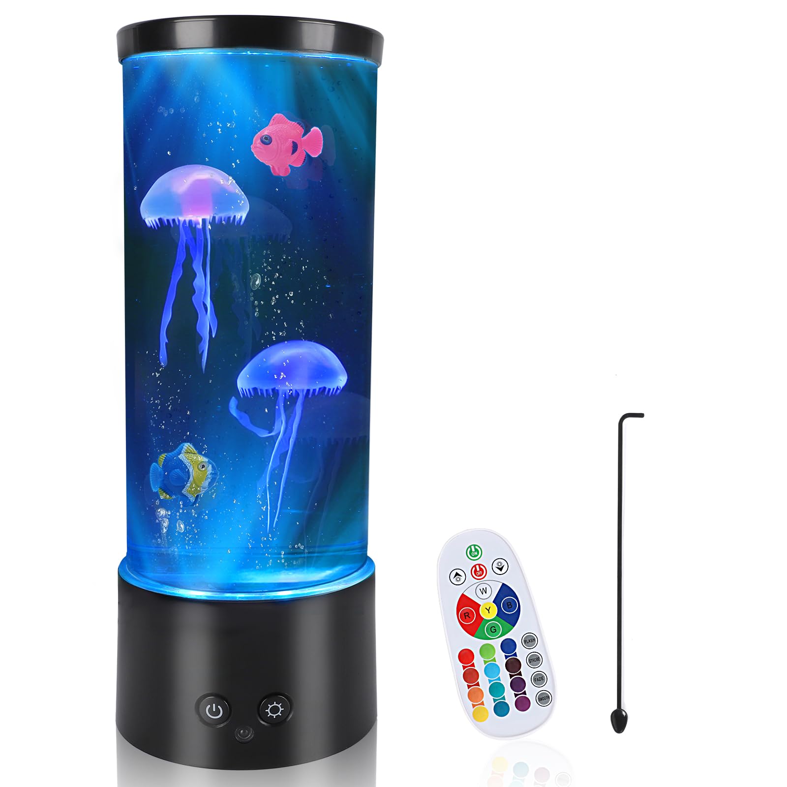 Jellyfish Lamp Jelly Fish Light Lamp with USB & Battery Powered Option ...