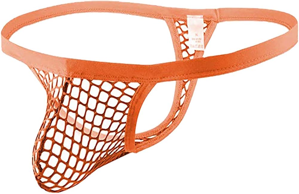 Swbreety Men's See Through Fishnet G-String Tong Underwear: Amazon.ca ...