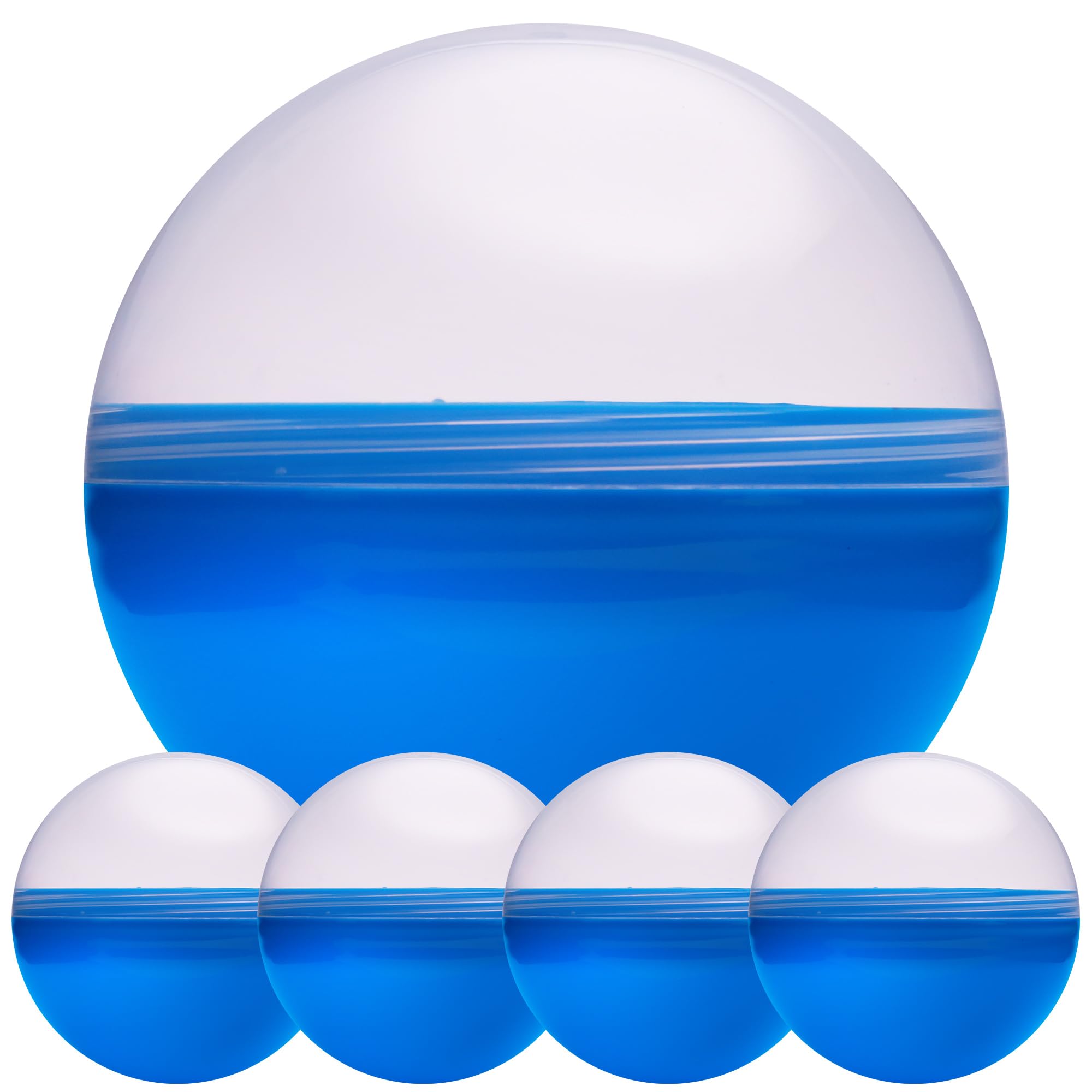 Big Claw Machine Capsules Translucent Blue Plastic Sphere Large Party ...