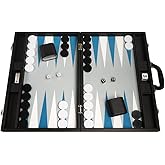 Amazon.com: 19-inch Premium Backgammon Set - Large Size - Indigo Blue ...