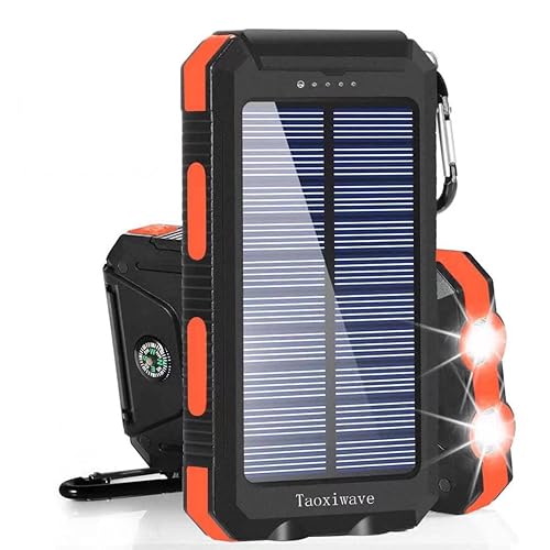 Solar-Power-Bank-Portable-Charger ,Solar Charger Fast Charging 20000mAh ...